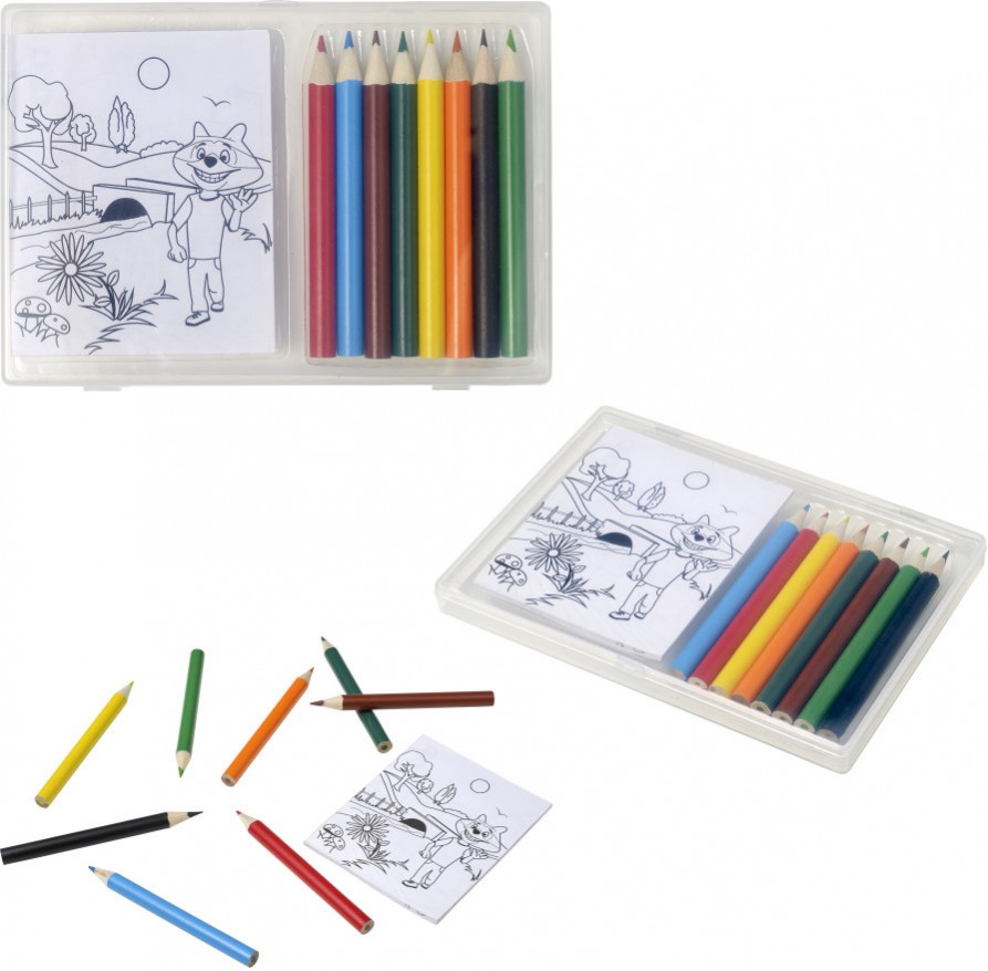Pobarvanka z barvicami - grafitni, barvice, igre | Pamp d.o.o.